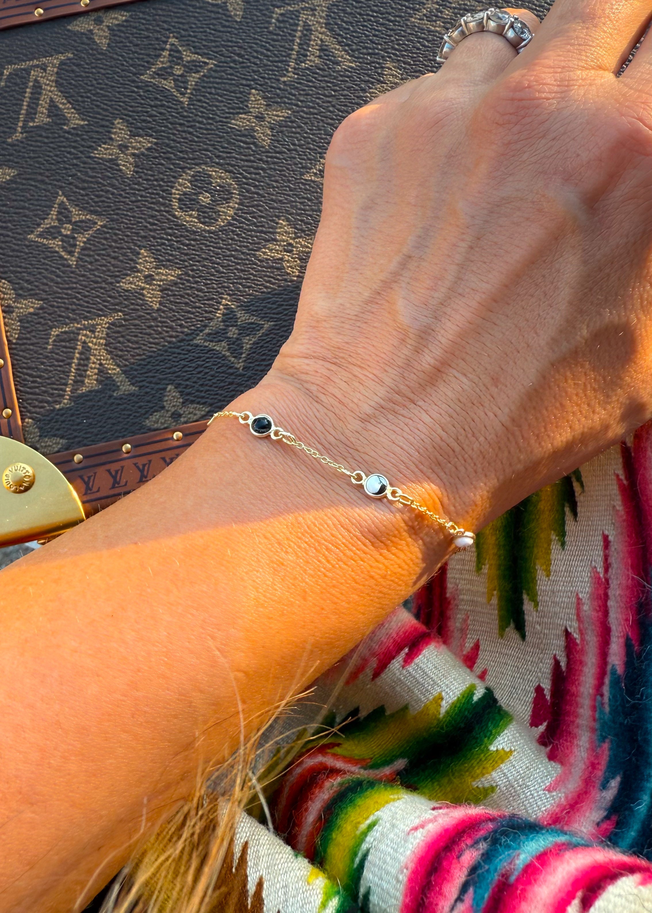 Dainty White Buffalo Pony Club Bracelet – Turnback Pony Wholesale